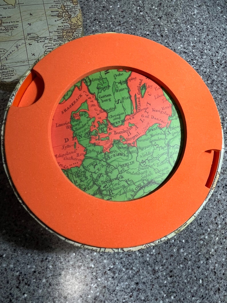 Numbered This is My Map Swatch Watch 41mm Face Never Worn in - Etsy