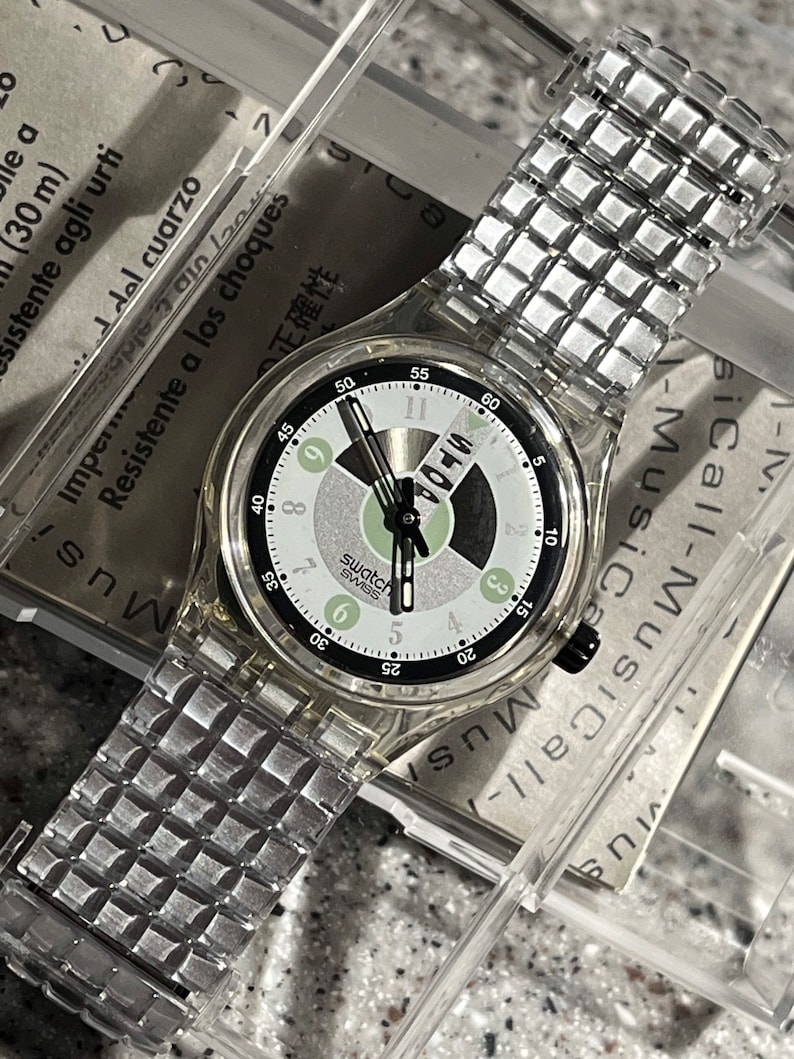 1993 Swatch Watch Vintage Never Worn in Original Box Running With ...