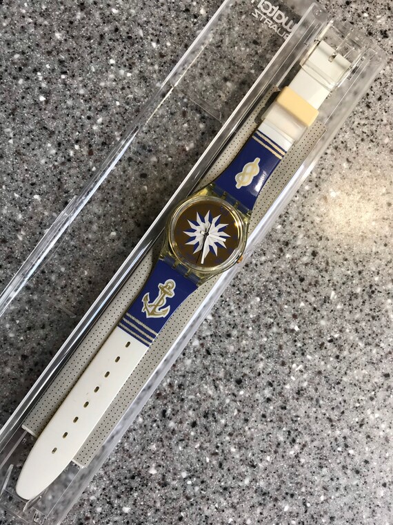 Swatch Watch Vintage New Old Stock with box The Sailo… - Gem