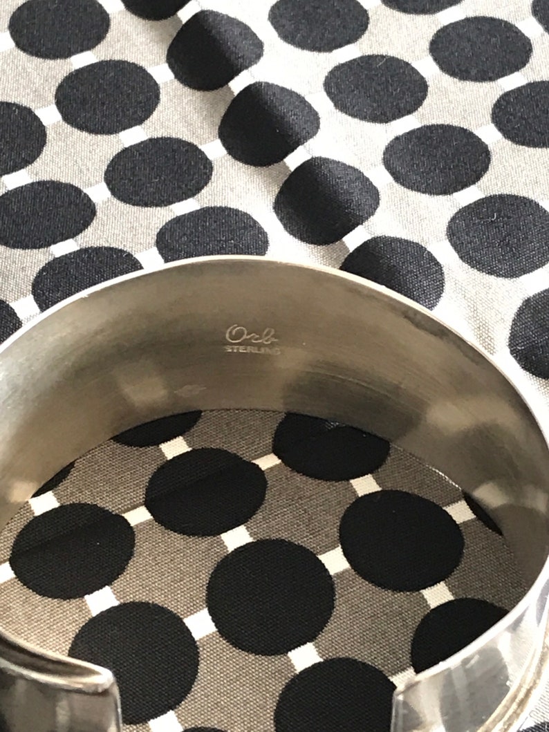 Otto Robert Bade Mid-century Modern Authentic Sterling Cuff Museum ...