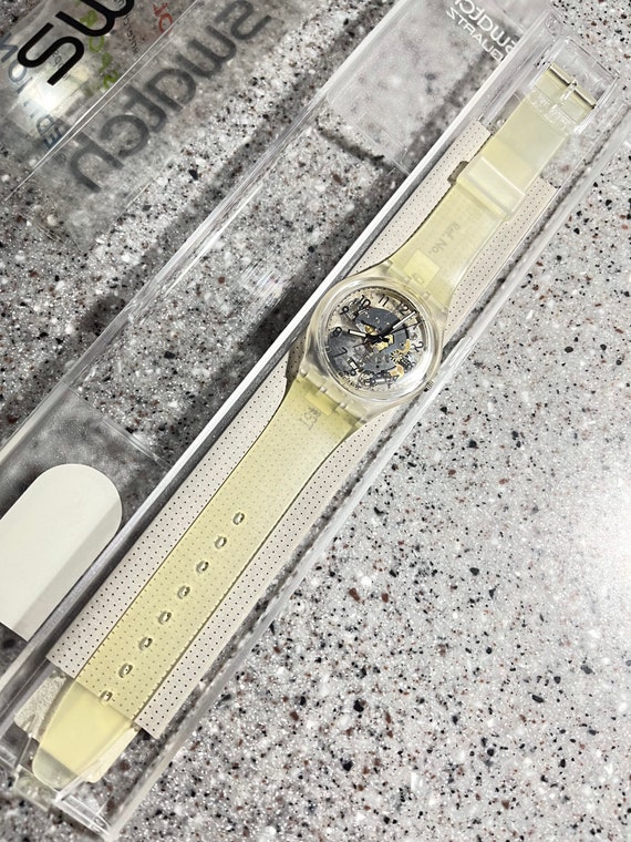 90s Swatch Watch Jelly Olympic Sport Edition RARE wit… - Gem