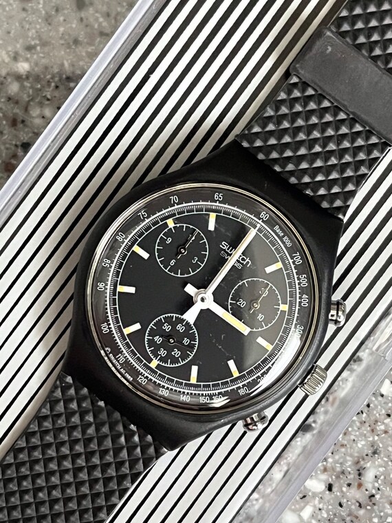 RARE Swatch Vintage Watch 1991 first of the Chronogra… - Gem