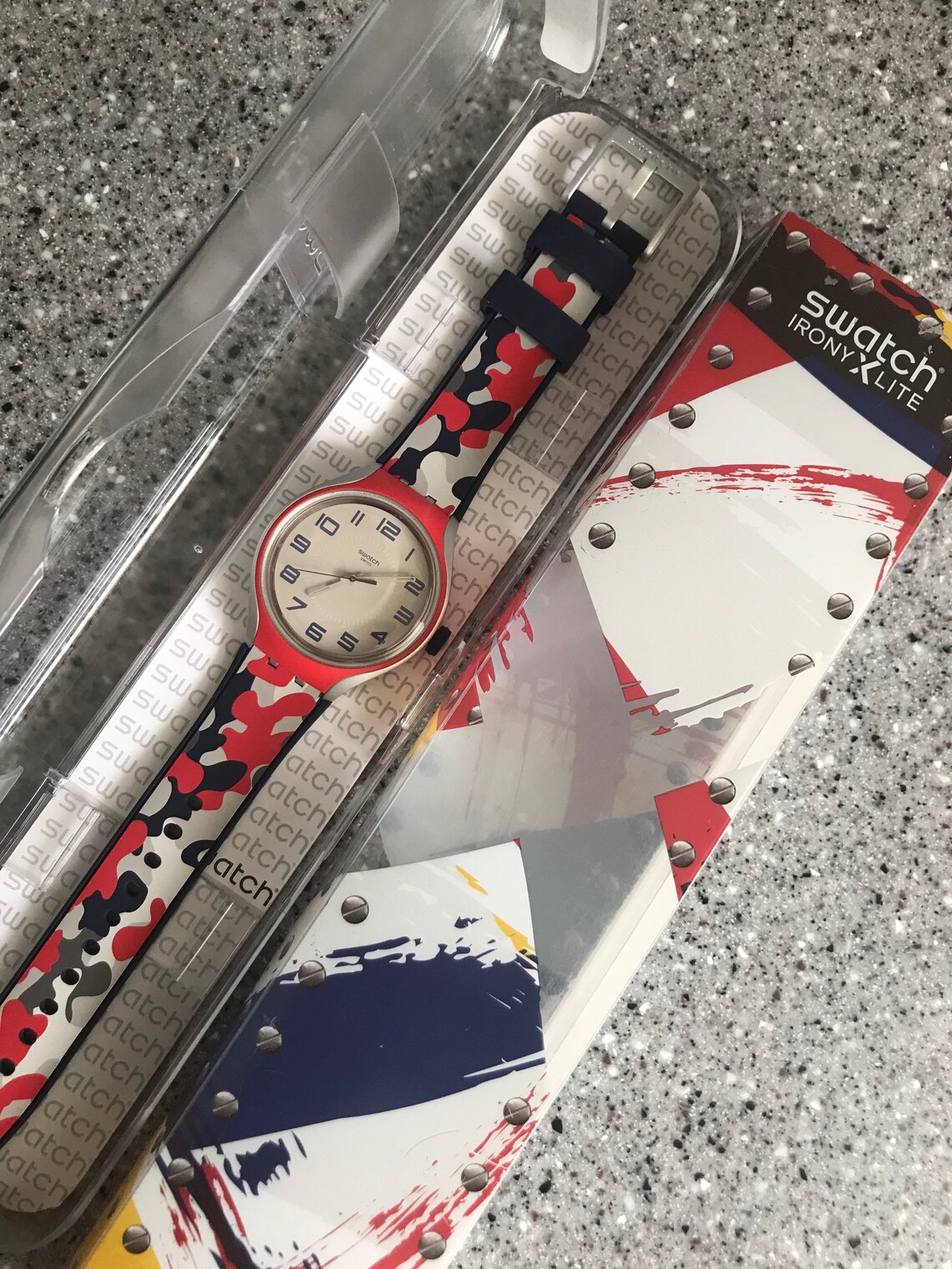 Swatch Irony X Lite 41mm Face Newer Model Swiss Quartz Swatch Watch New ...