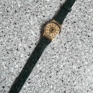 Vintage Swatch Watch LX100 Noblesse Oblige 25mm Smaller Face Swatch ...