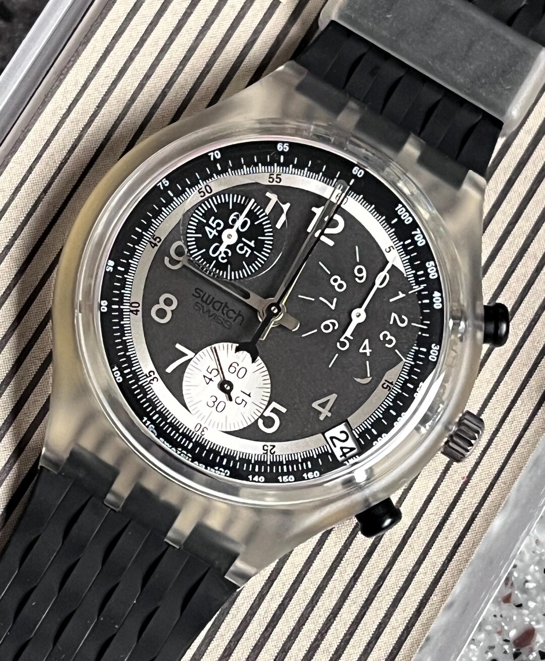 Swatch Vintage NEW 1993 Time Dimension Unworn in Box With Battery ...