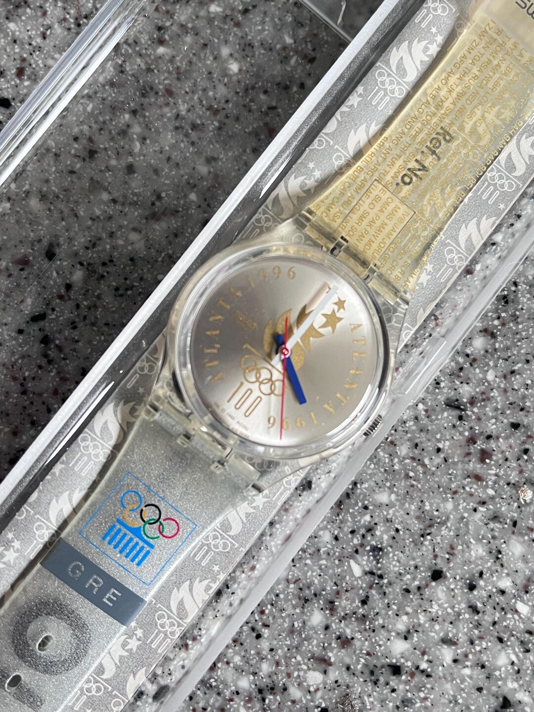 Vintage Swatch Watch 96 Olympic Games GREECE GRE Swatch Watch Never ...