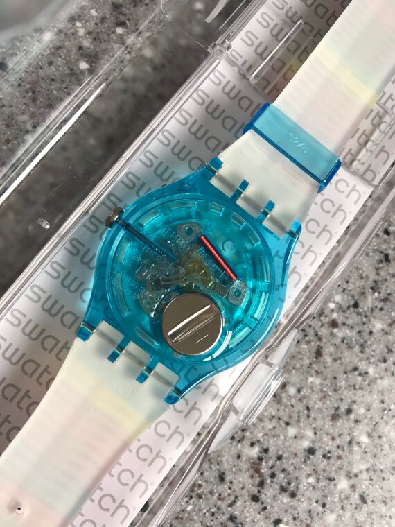 Vintage Swatch Watch 3D space theme NOS new old stock… - Gem