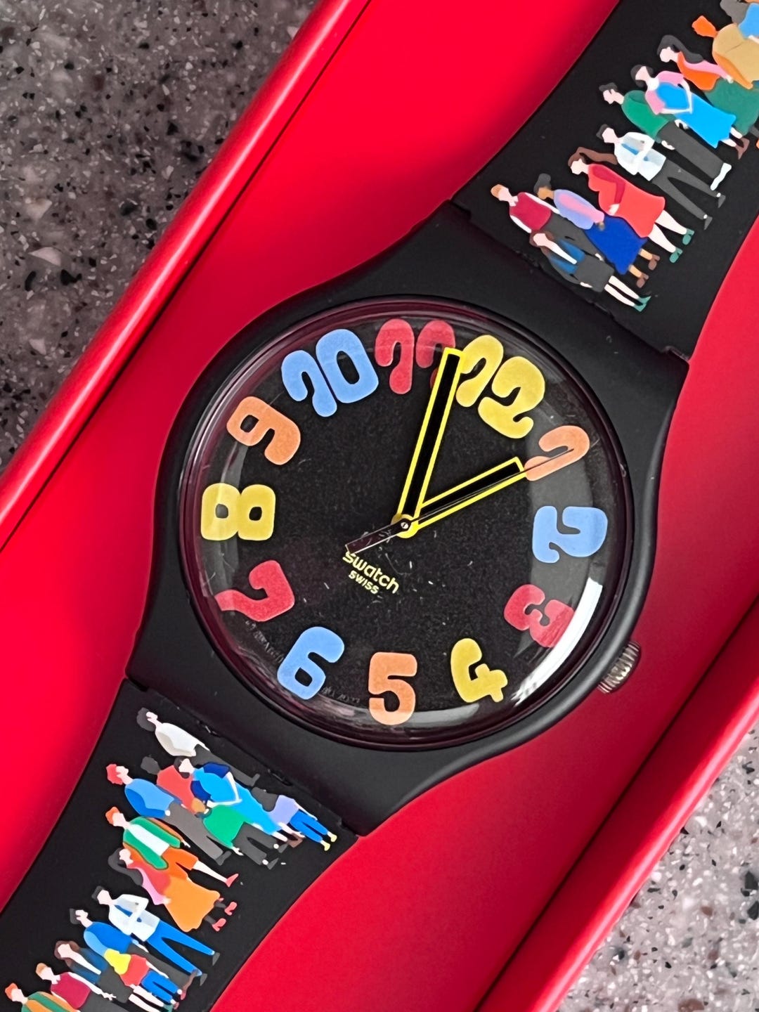 Swatch Special 41mm Face Representing the PEOPLE NEW Unworn in Original ...