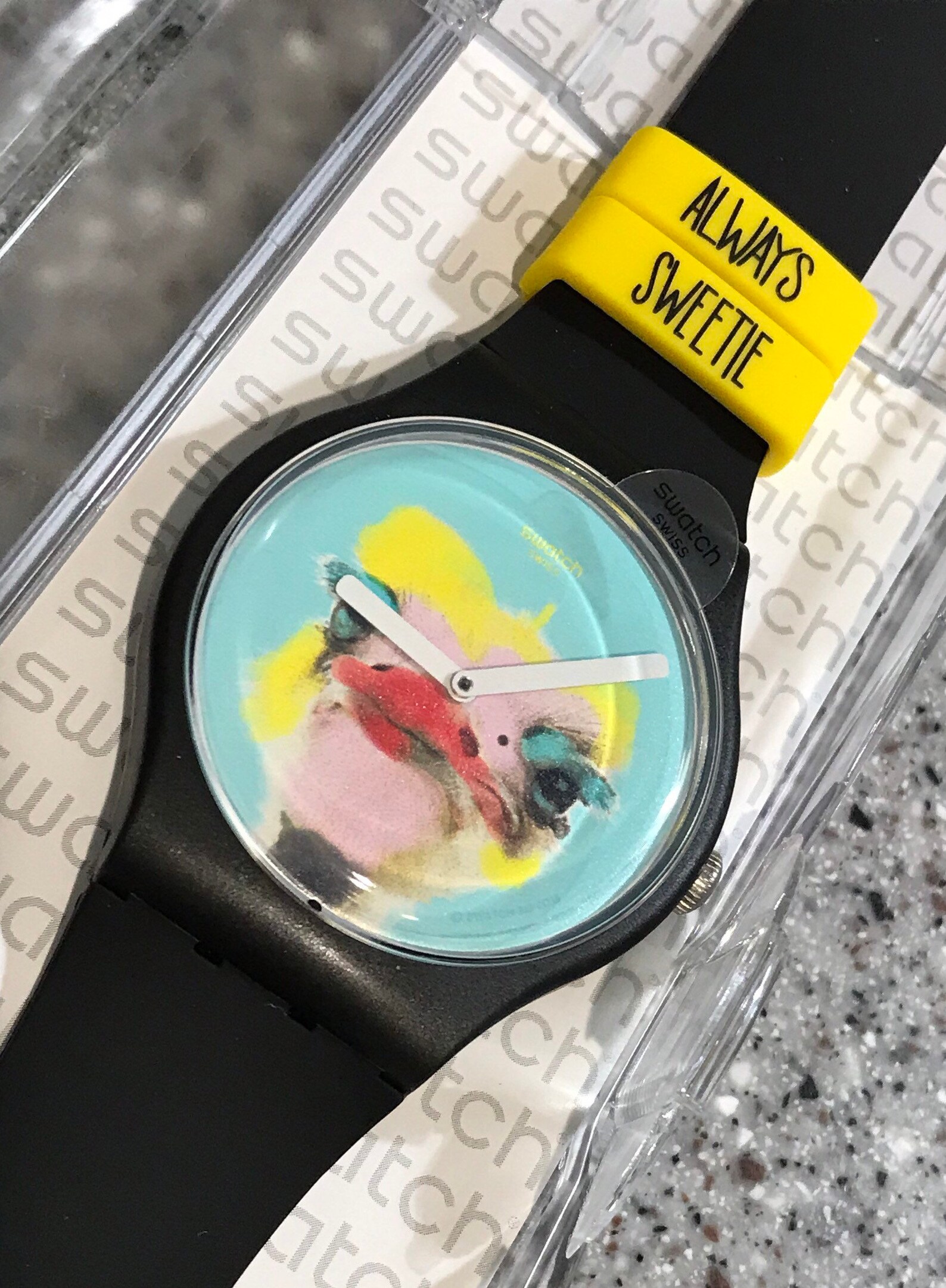 Swatch Watch Artisan Pop Ostrich Face New Old Stock NIB Never | Etsy