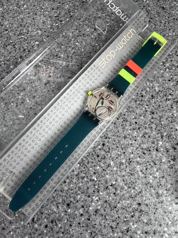 Vintage rare swatch stop-watch model SSK101 "OROLOGIO… - Gem