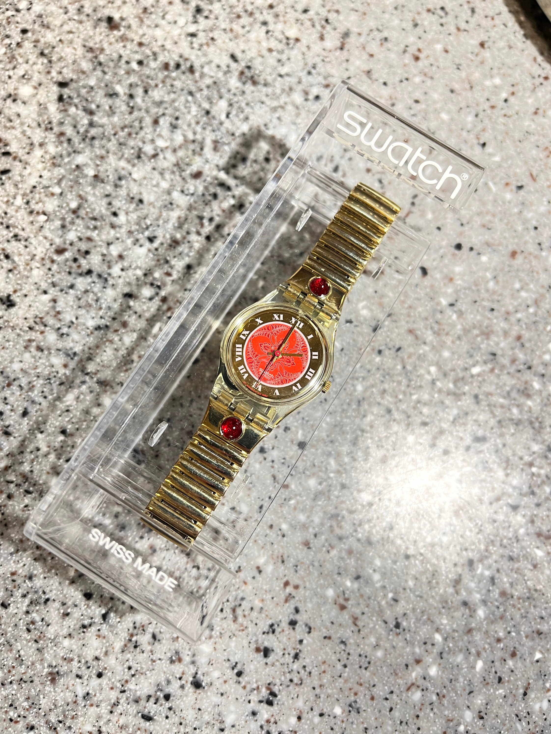 1993 Vintage Swatch Watch Tourmaline LK142 Pre-owned Excellent ...