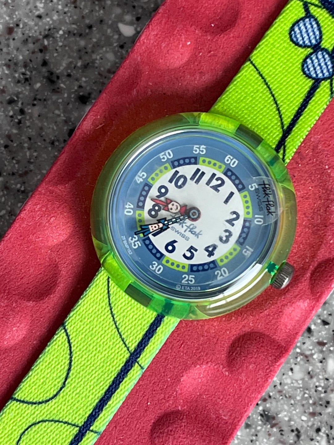 Swatch Watch Skate Board Lime Green Educational Swatch a Stellar ...