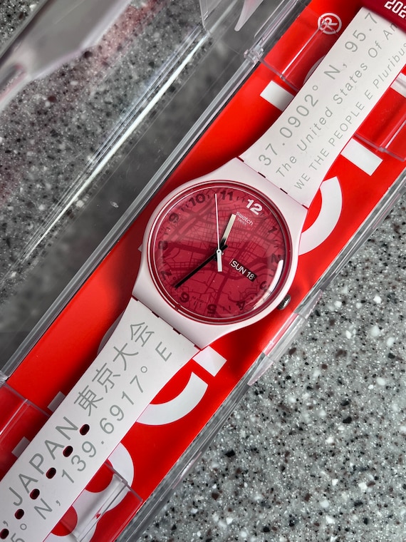 Swatch Watch Tokyo Olympics RARE swatch given to USA … - Gem