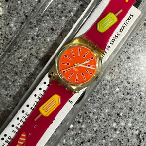 Vintage Swatch Watch NOS RARE Summer Treat GE155 Never Worn With ...