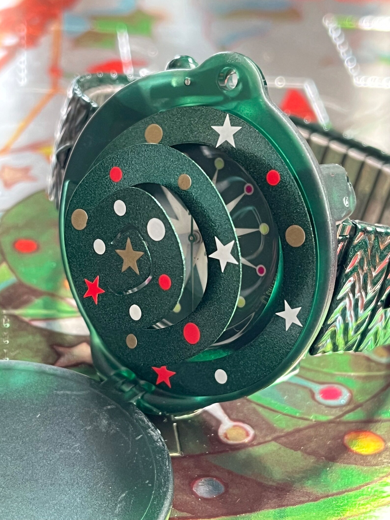 Vintage 1997 Swatch Christmas Special “seasons Greetings” GZ900 Advent ...