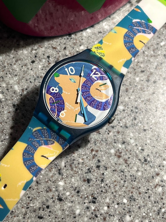 Special NEW swatch watch in decorative box 41mm silic… - Gem