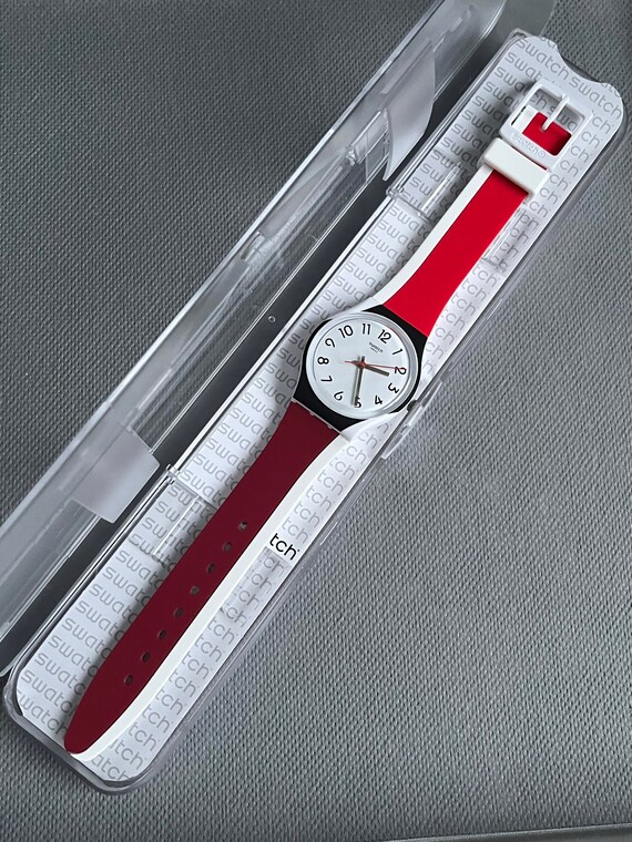 Swatch Watch called Redtwist two shades of fiery red … - Gem