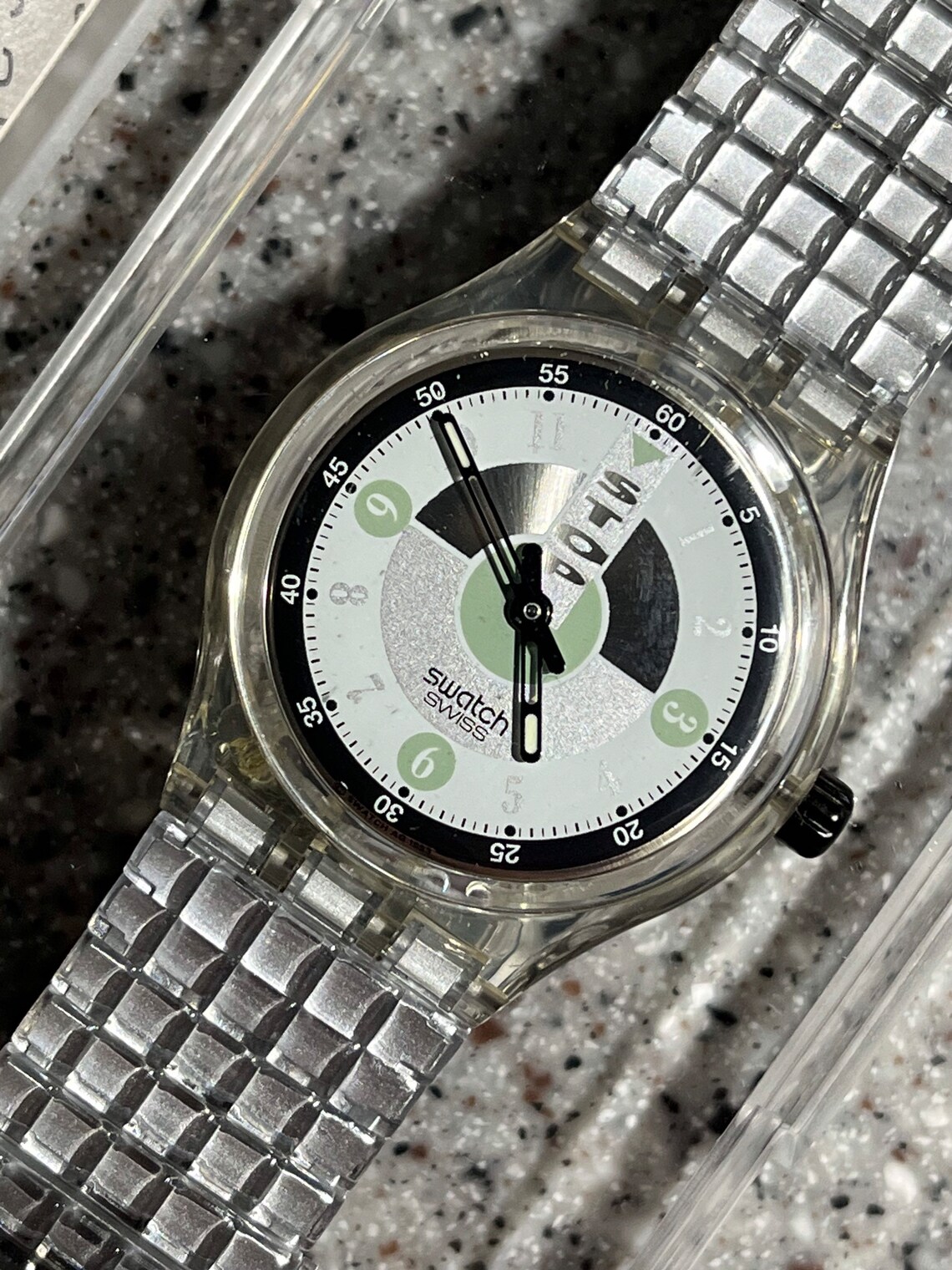 1993 Swatch Watch Vintage Never Worn in Original Box Running With ...