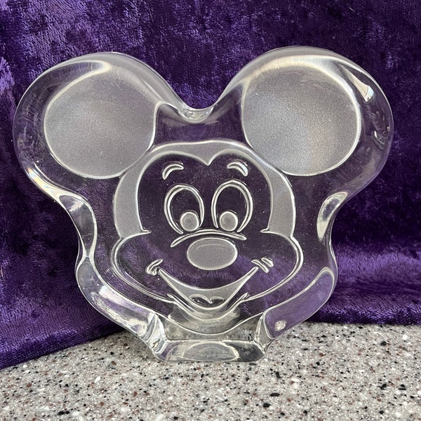 Glass Mickey Figurines - Etsy