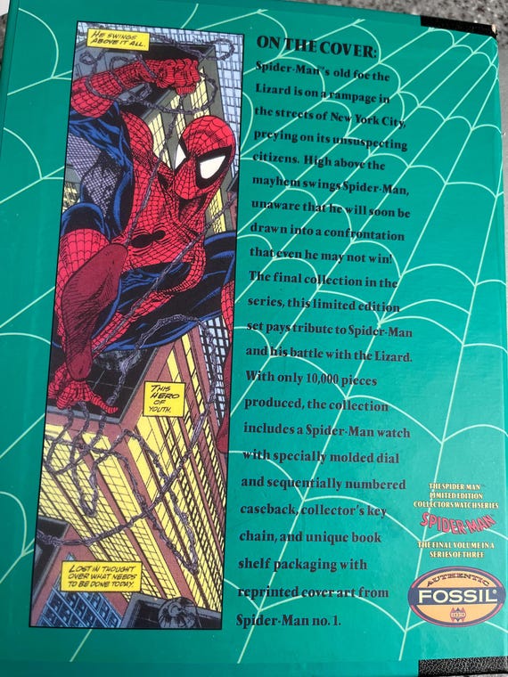 NEW runs Fossil watch RARE Spider-man Volume 3 Limite… - Gem
