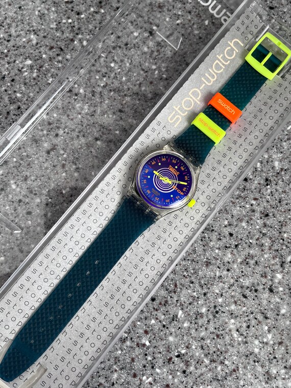 Vintage rare swatch stop-watch model SSK101 "OROLOGIO… - Gem