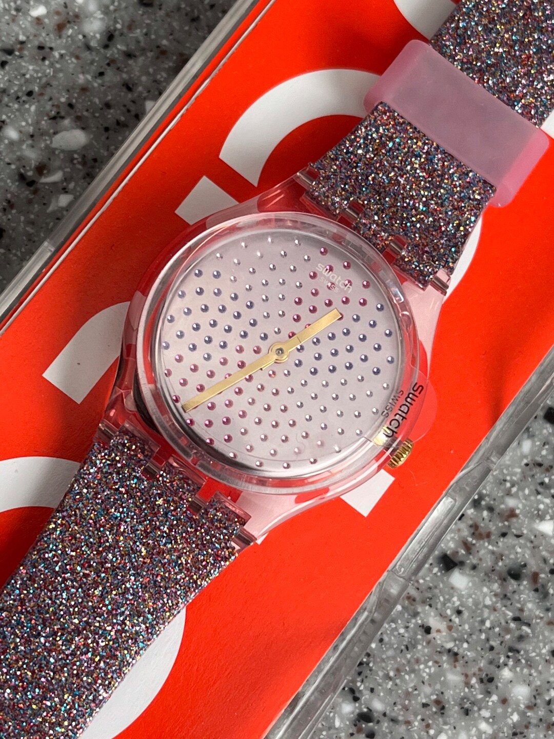 Swatch Watch NWT in Box Glittery Everyday Swatch Never Worn With ...