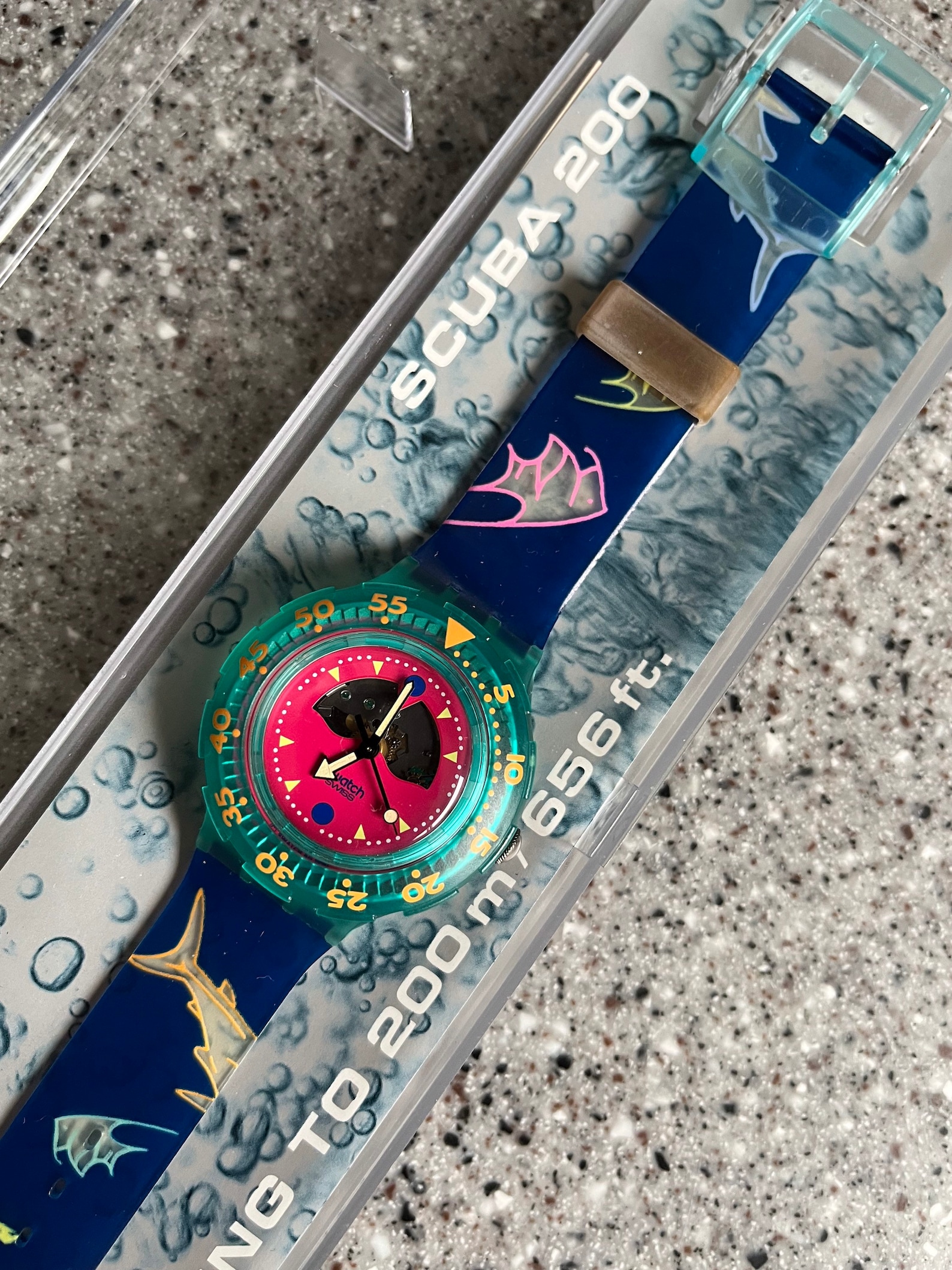 Vintage Swatch Watch Happy Fish SDN101 New Old Stock Never | Etsy