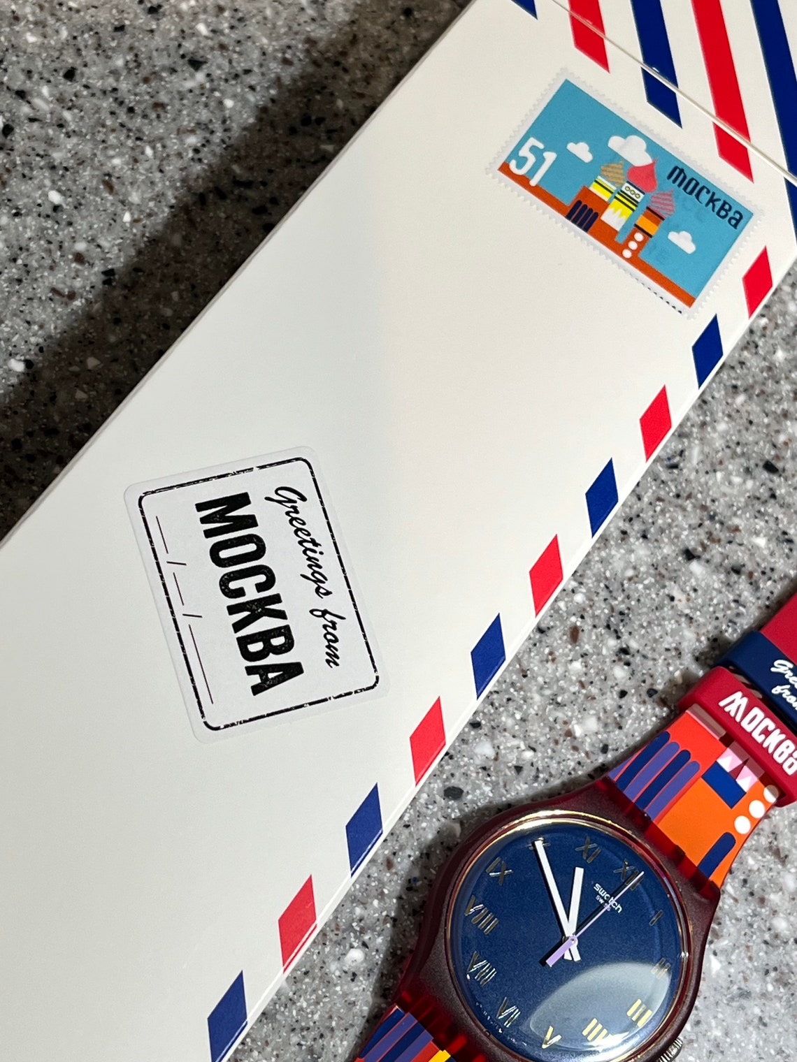 Destination Swatch Watch Mockba Moscow Rare and Limited Swatch - Etsy