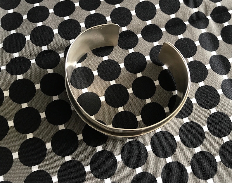 Otto Robert Bade Mid-century Modern Authentic Sterling Cuff Museum ...