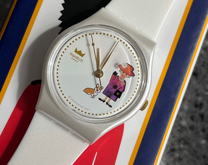 Swatch Watch How Majestic Queen Elizabeths 70 Year Jubilee Celebration ...