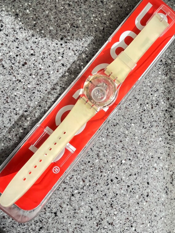Swatch Vintage Jelly in Jelly RARE watch with rhinest… - Gem