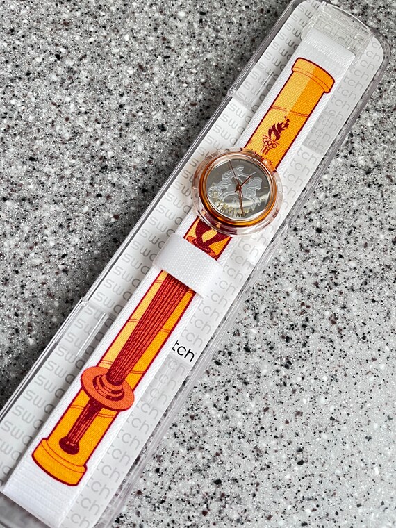 Swatch Vintage Pop Watch 1995 RARE unworn PMZ103 swat… - Gem