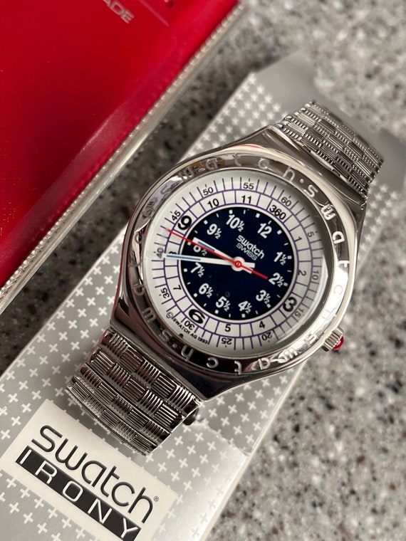 NEW RARE Vintage Swatch Irony swiss made Big Ocean st… - Gem