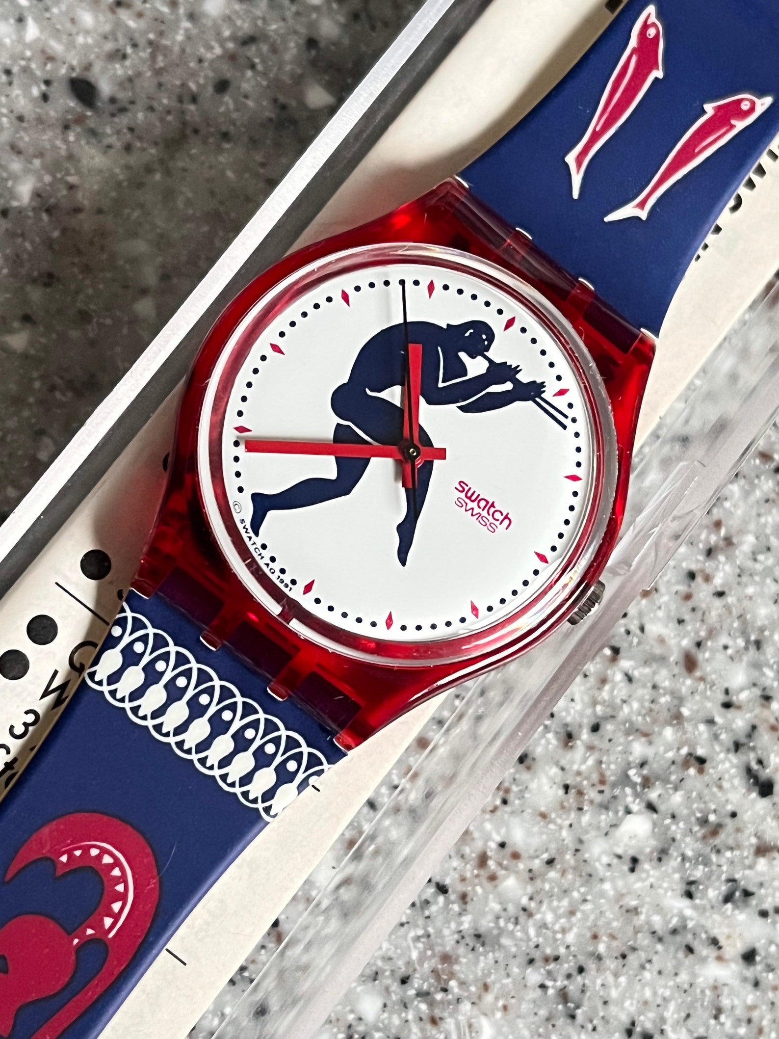 Vintage Swatch Watch Called Tedophorus New in Box Never Worn Mint ...