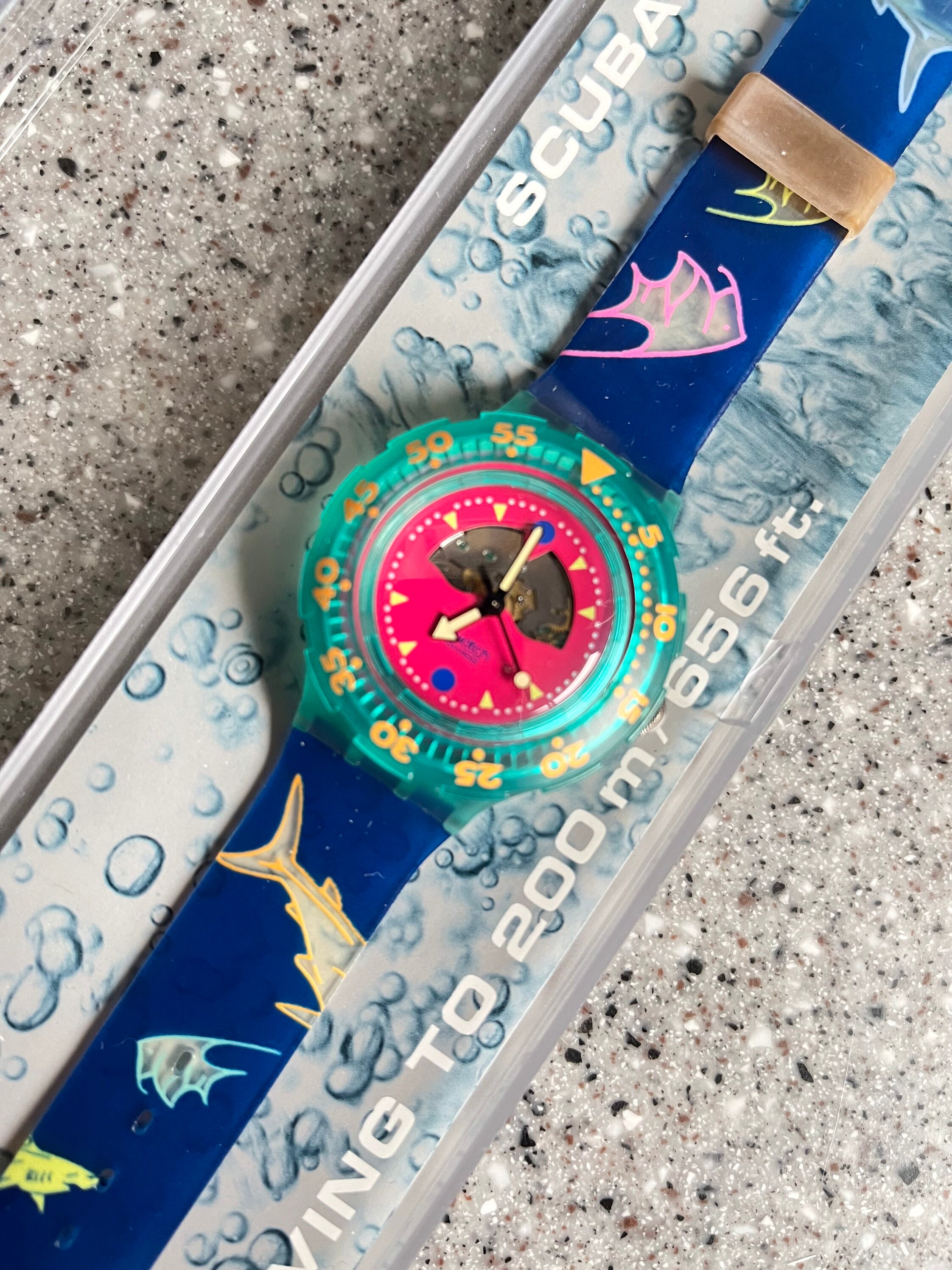 Vintage Swatch Watch Happy Fish SDN101 New Old Stock Never | Etsy