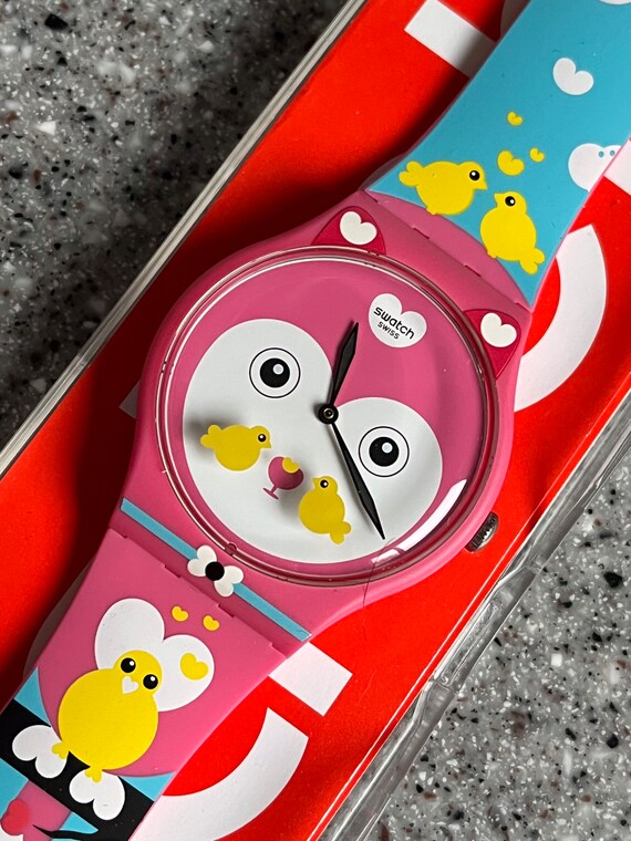 NEW fabulous FUN spring/summer Swatch Watch with bird… - Gem