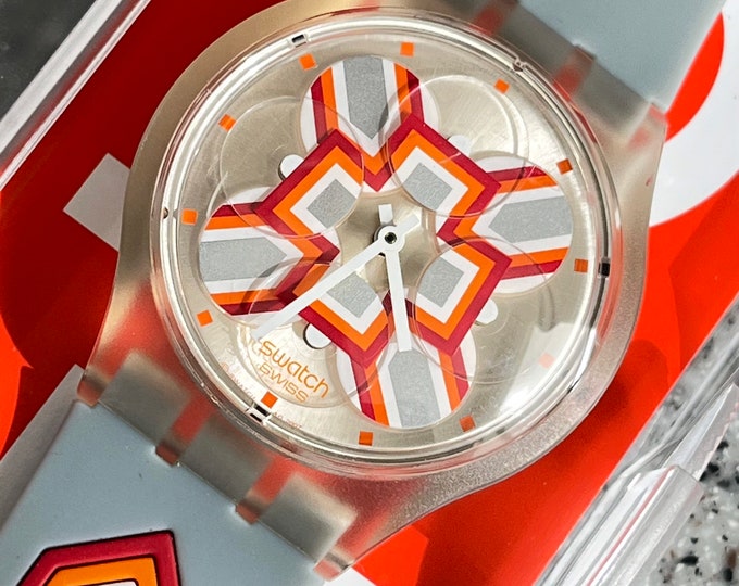 Rare Puzzle Motion Swatch Watch Series Moving Flower Jelly in - Etsy