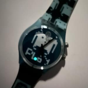 1998 Vintage Swatch Watch Loomi Backlight Monster Game GG901 Working ...