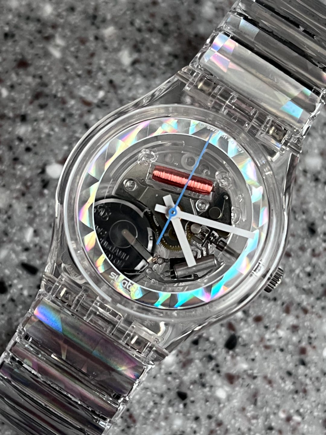 1999 VINTAGE Unworn RARE Swatch Watch 34m With Flexible Band Called ...