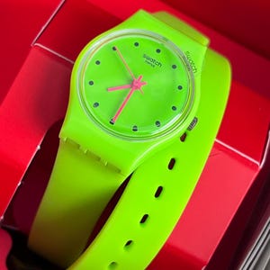 Swatch Watch 25mm NEW Never Worn in Box With Battery Double Band ...
