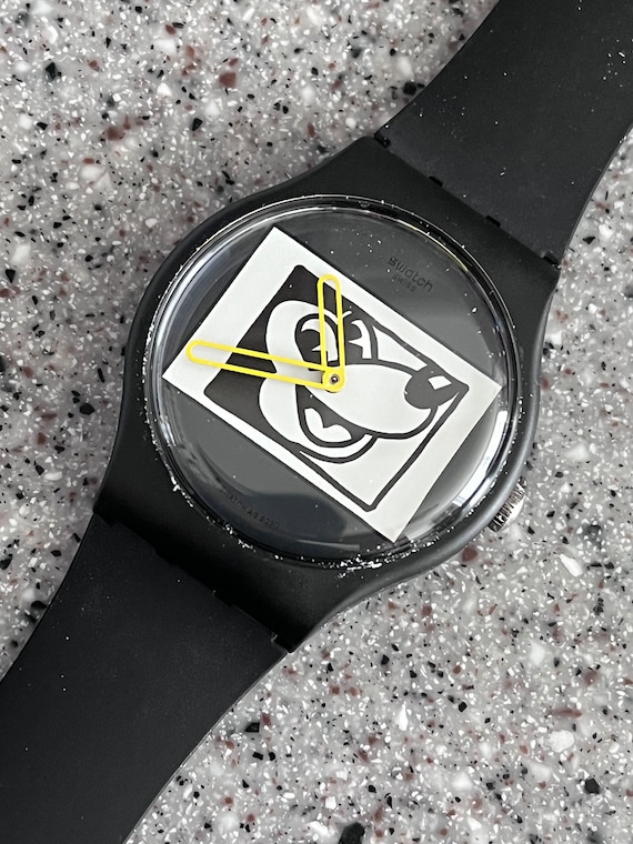 New Mickey Mouse Keith Haring Foundation Swatch Watch… - Gem