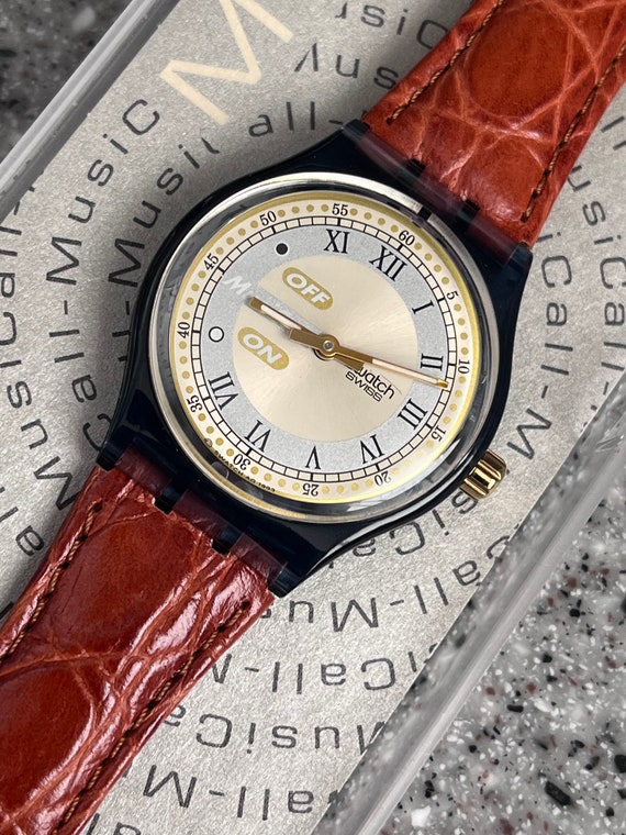 Swatch Watch Musical Vintage Swiss Made Swatch 34mm M… - Gem