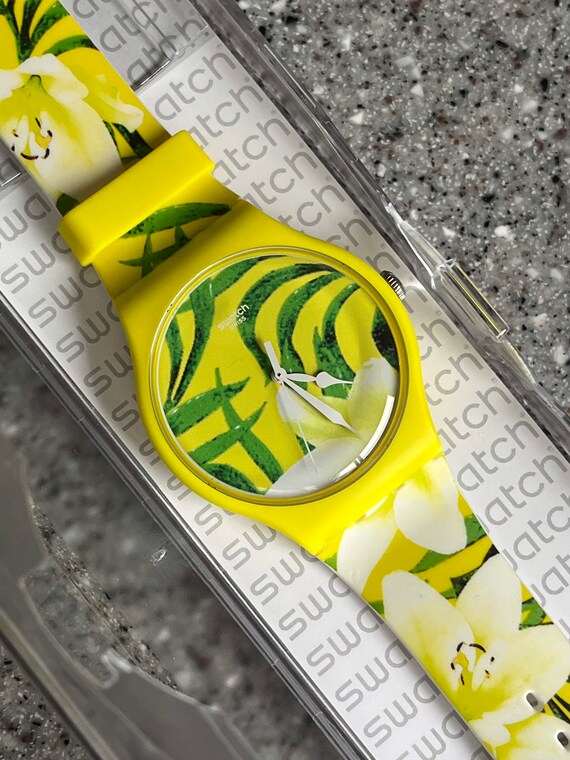 Swatch Watch limited called Limbo Dance fun larger ge… - Gem