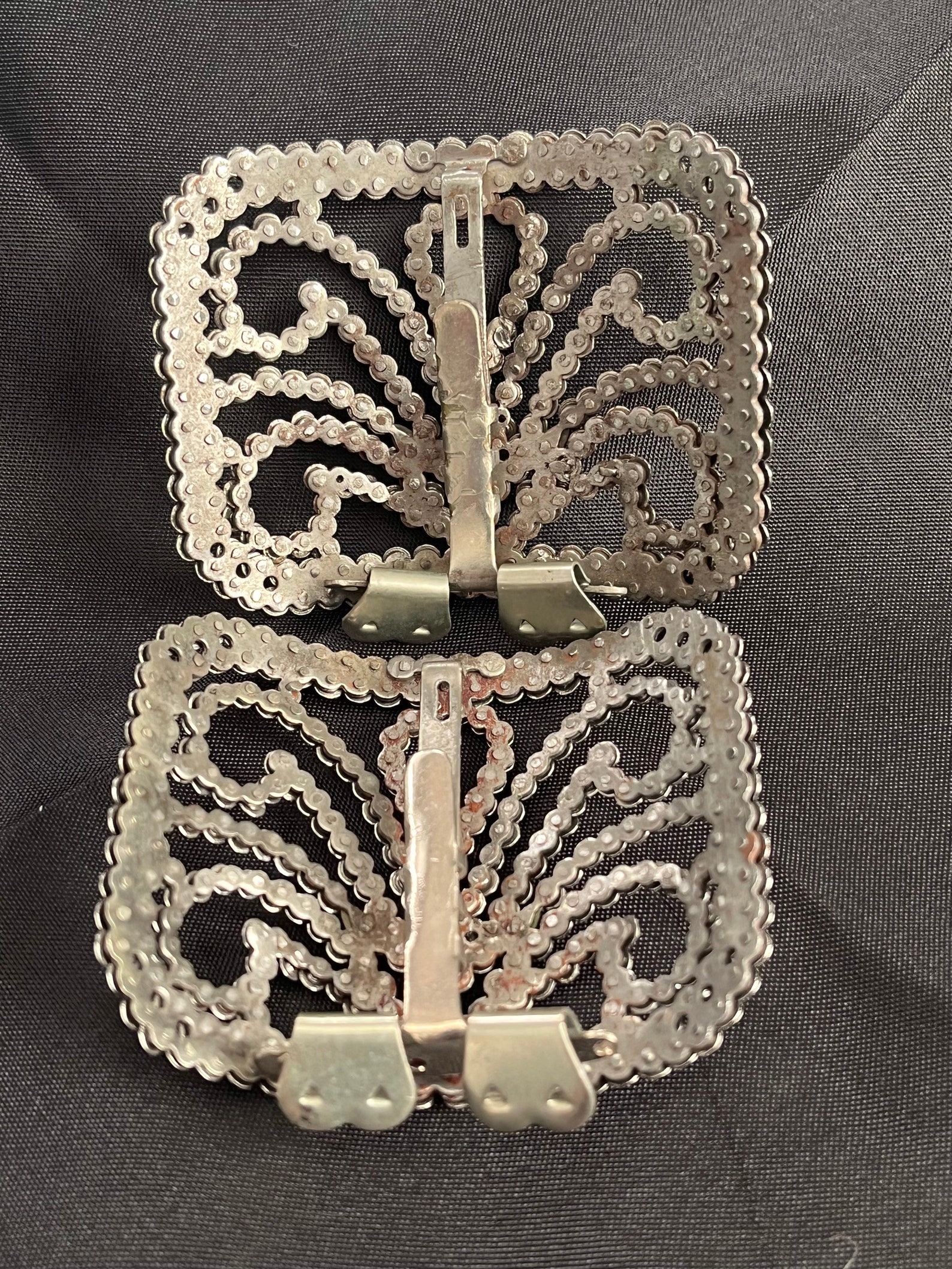 1800s Steel Cut RARE Antique Vintage Shoe Clip Accessories Large ...