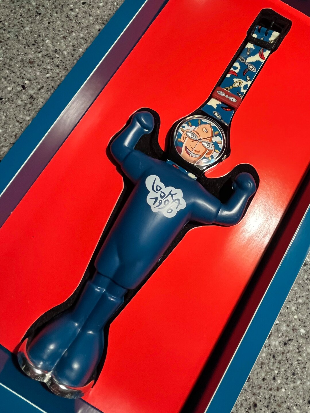 Buy Swatch Watch VINTAGE Special Set LOOKA Man 1996 Never Worn Stored ...