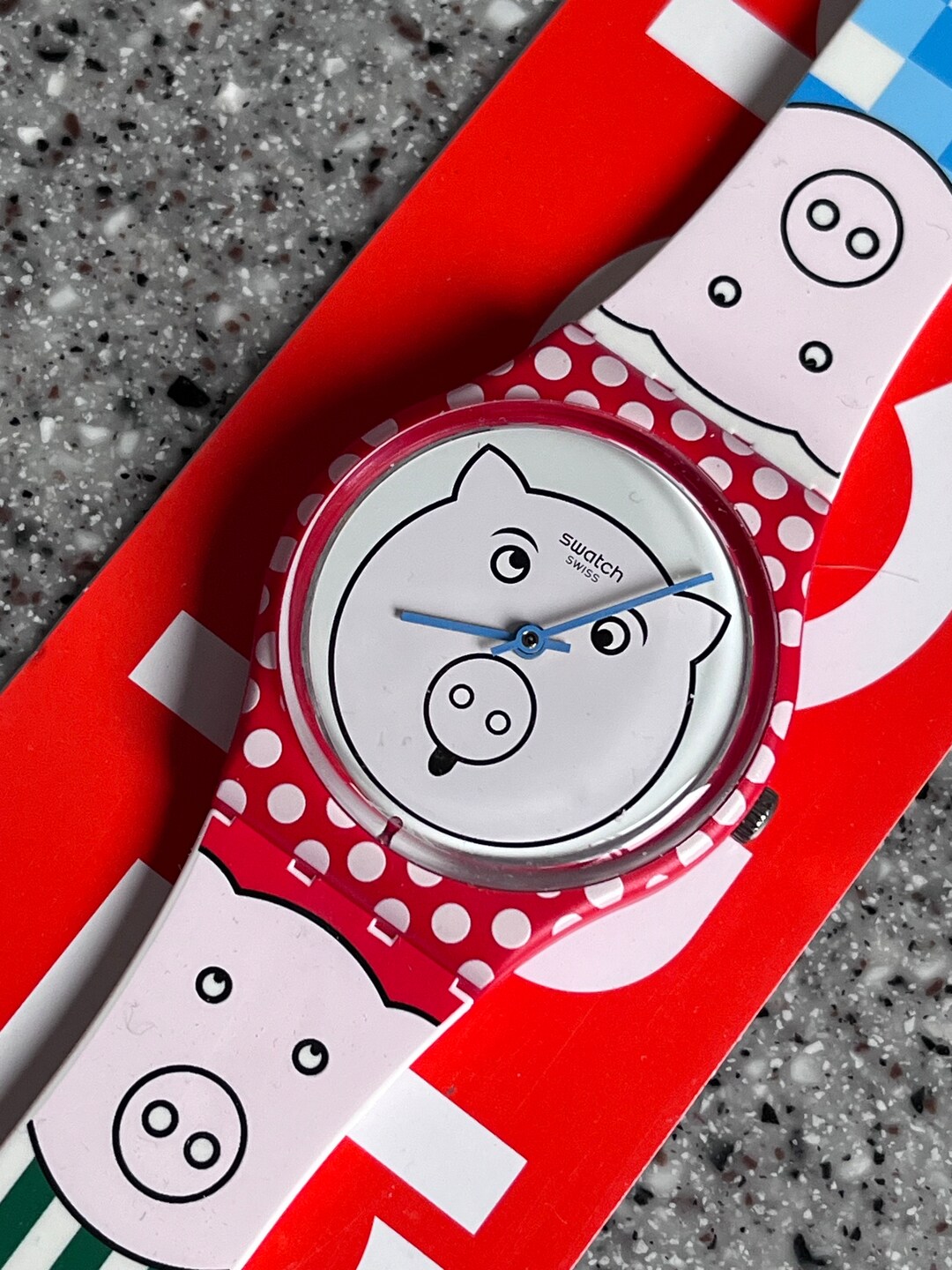 Fabulous PIG New Swatch Watch Called the Frency Term Petit Cochon GR169 ...