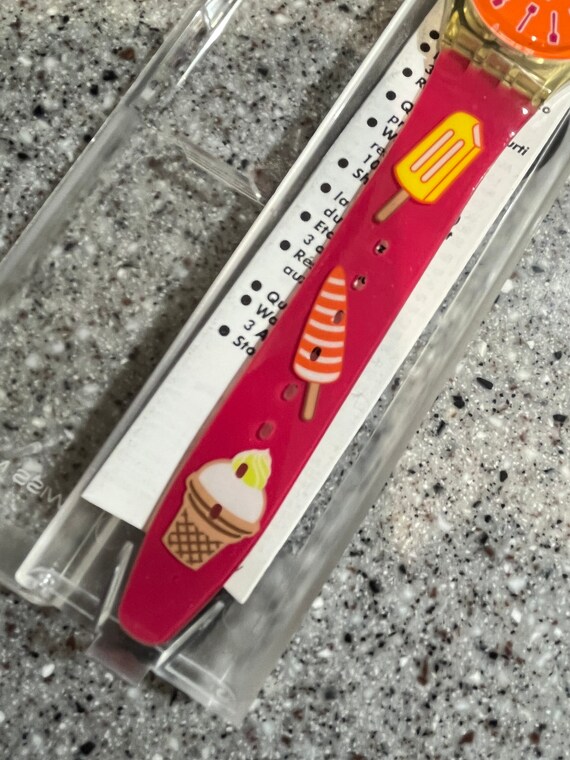 Vintage Swatch Watch NOS RARE Summer Treat GE155 neve… - Gem