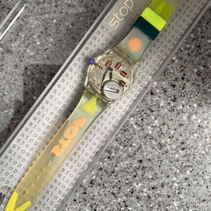 Vintage Swatch Watch Stop Watch Swiss Made RARE Model SSK102 New Never ...