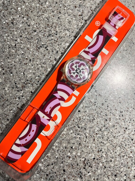 Rare Puzzle Motion Swatch Watch Series Moving Flower … - Gem