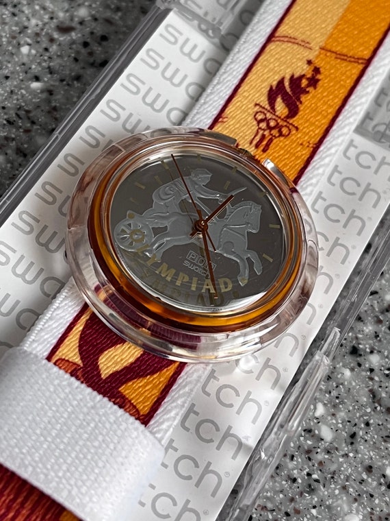 Swatch Vintage Pop Watch 1995 RARE unworn PMZ103 swat… - Gem